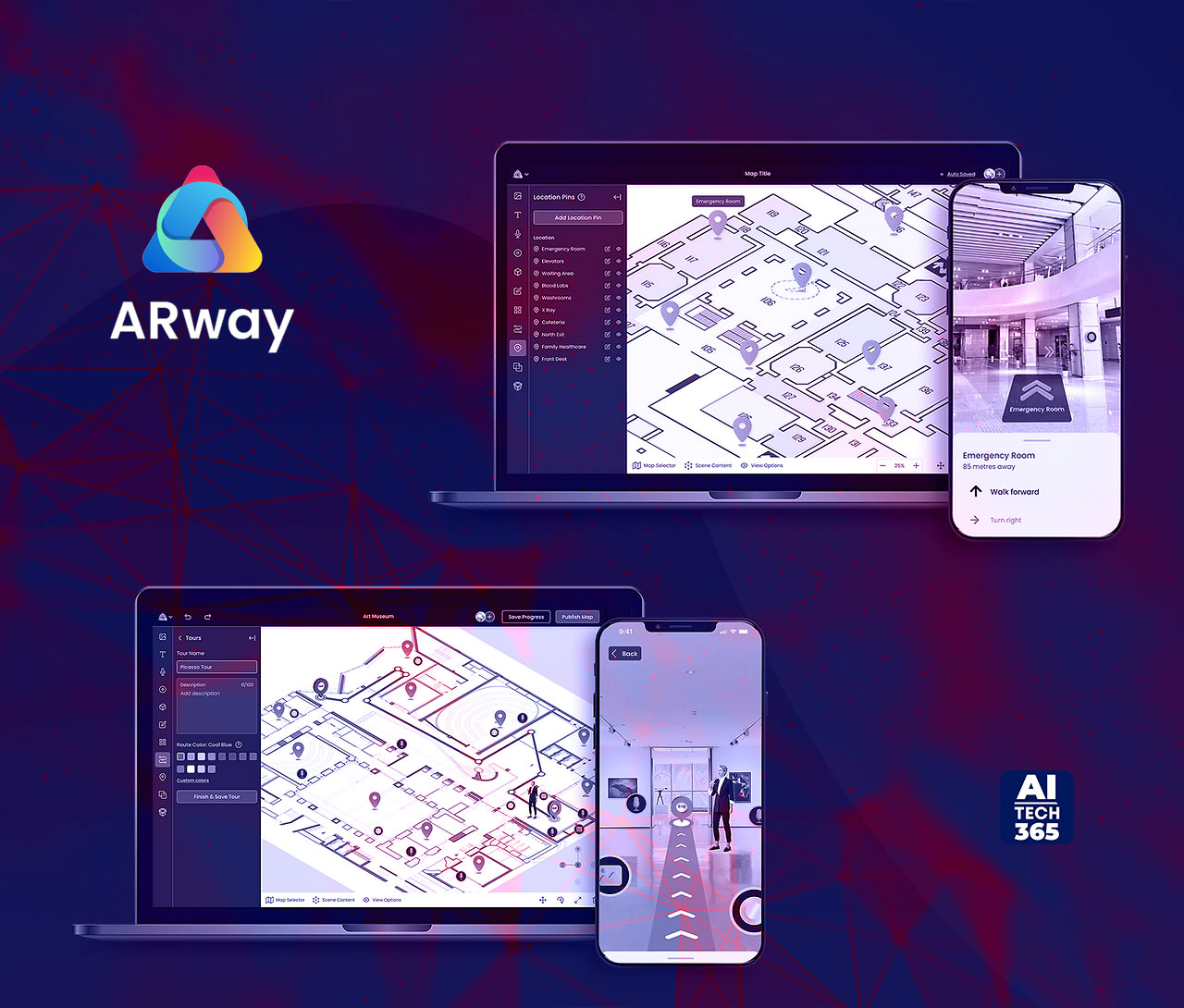 ARway.ai Launches Large Scale AI-Powered 3D Spatial Navigation Mapping