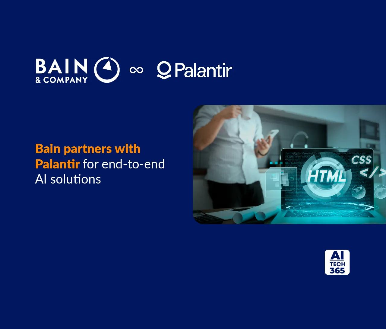 Bain & Palantir partner for end-to-end AI solutions