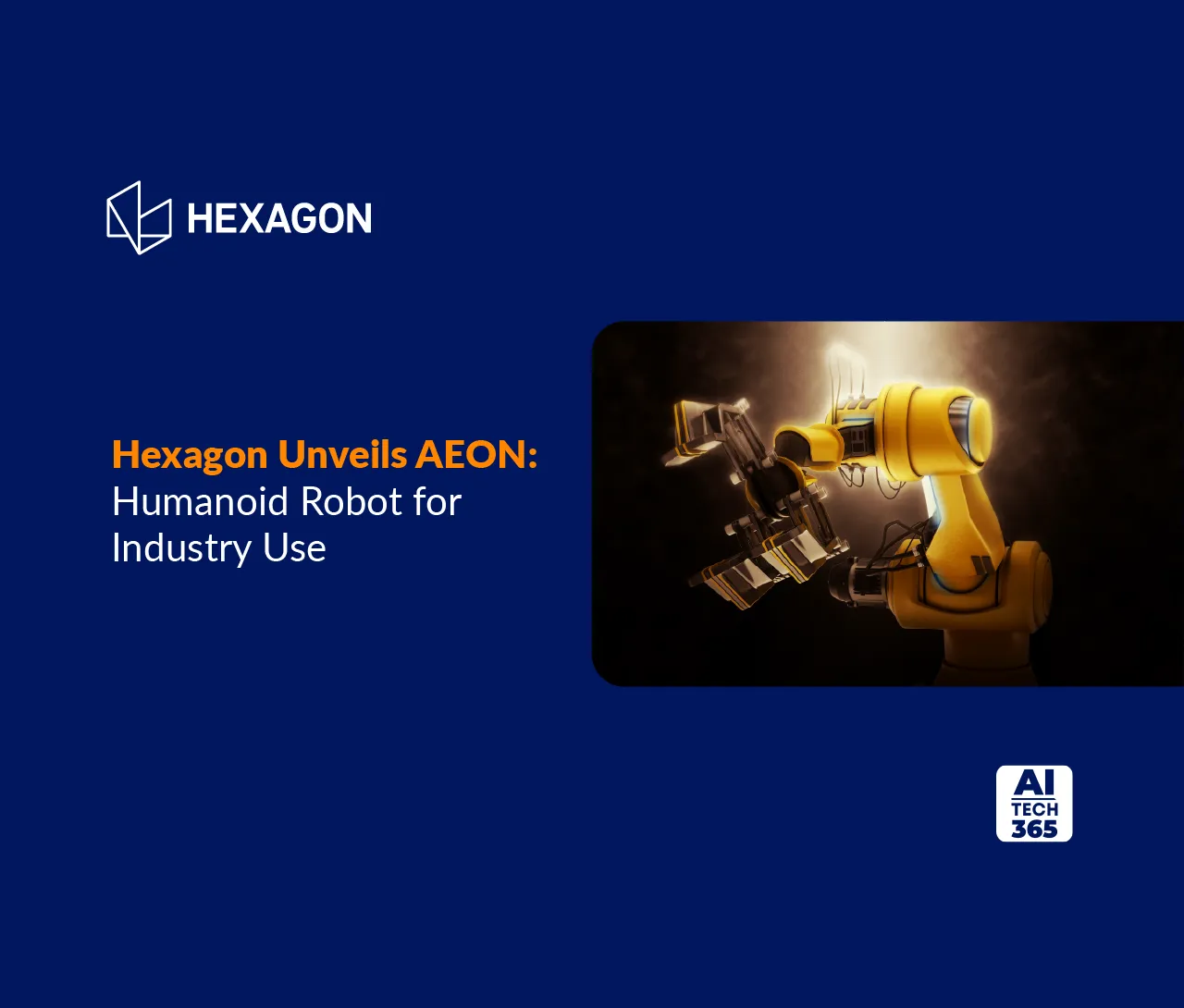 Hexagon Unveils AEON: Humanoid Robot for Industry Use