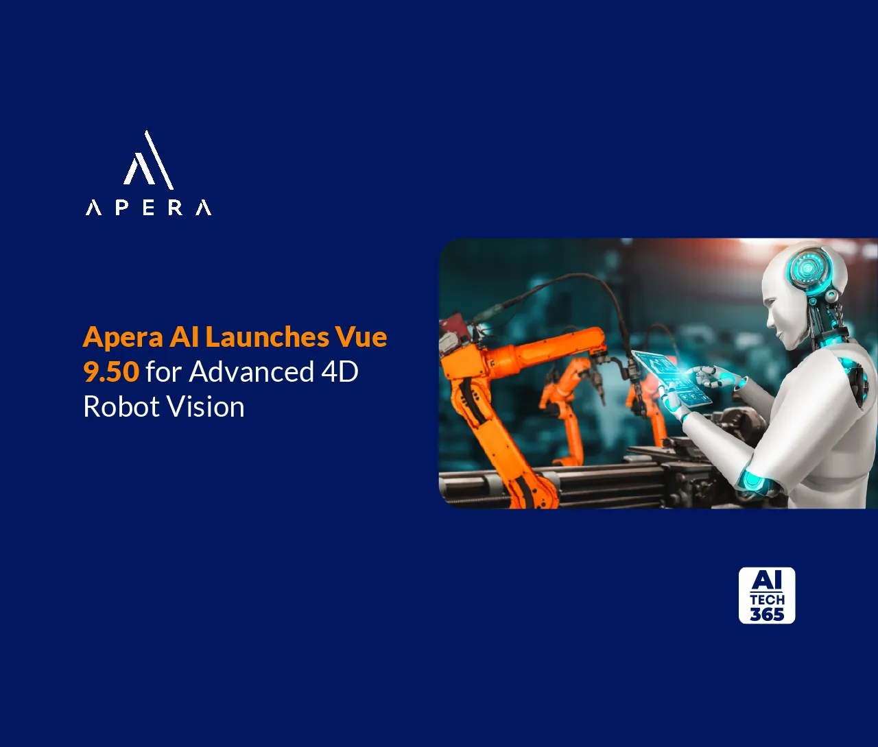 Apera AI Launches Vue 9.50 for Advanced 4D robot vision