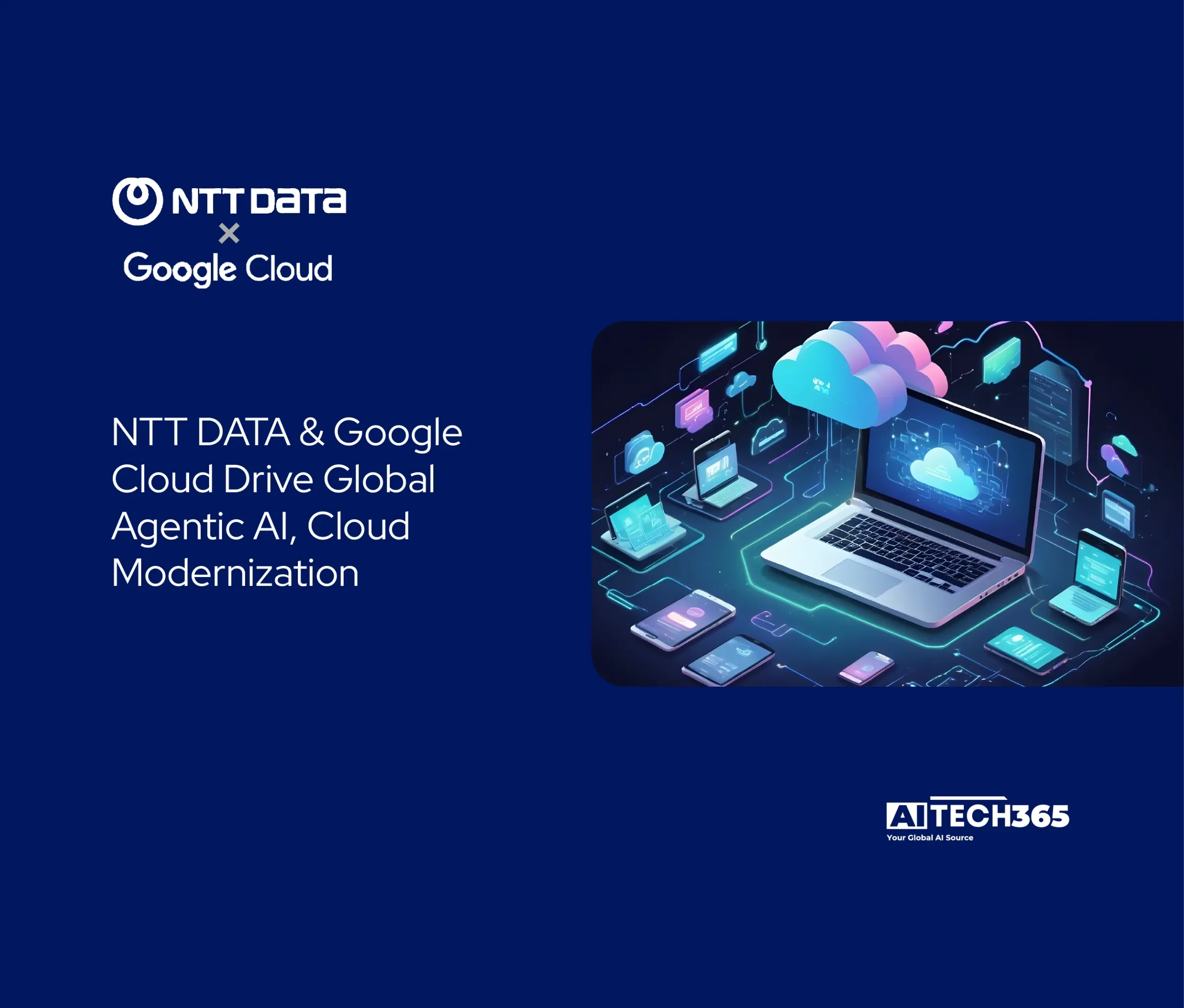 NTT DATA & Google Cloud Drive Global Agentic AI, Cloud