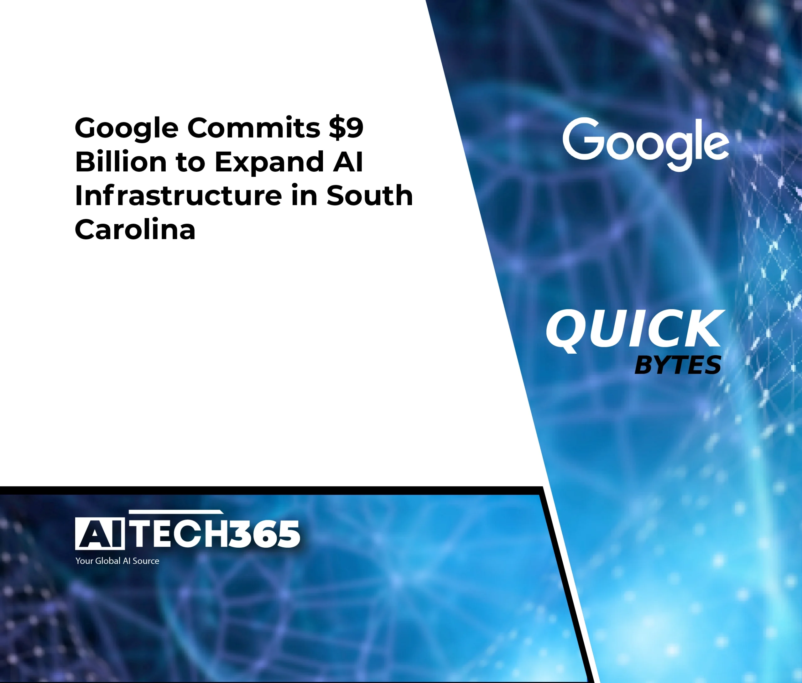 Google Commits $9 Billion to Expand AI Infrastructure in Carolina