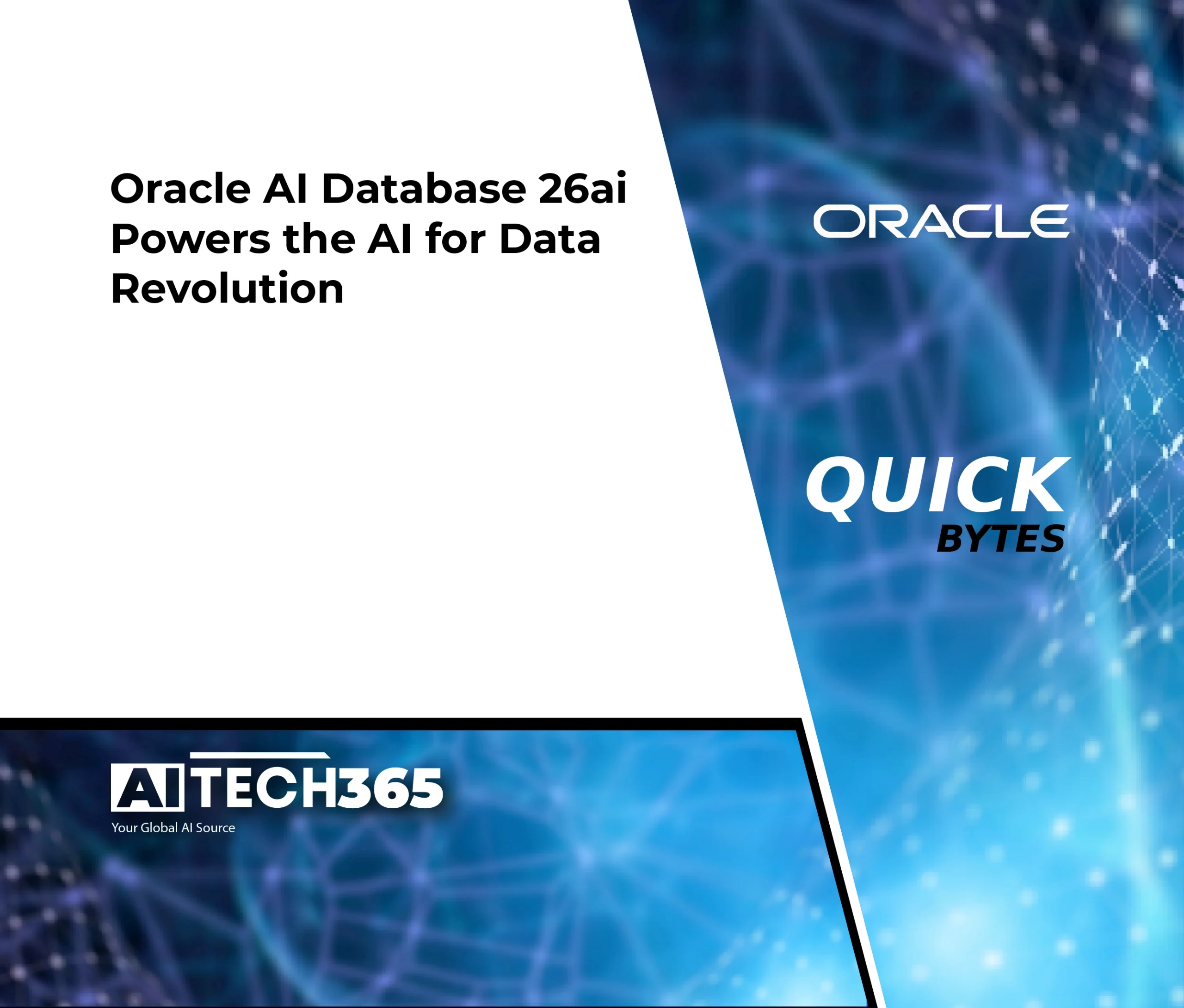 Oracle AI Database 26ai Powers the AI for Data Revolution